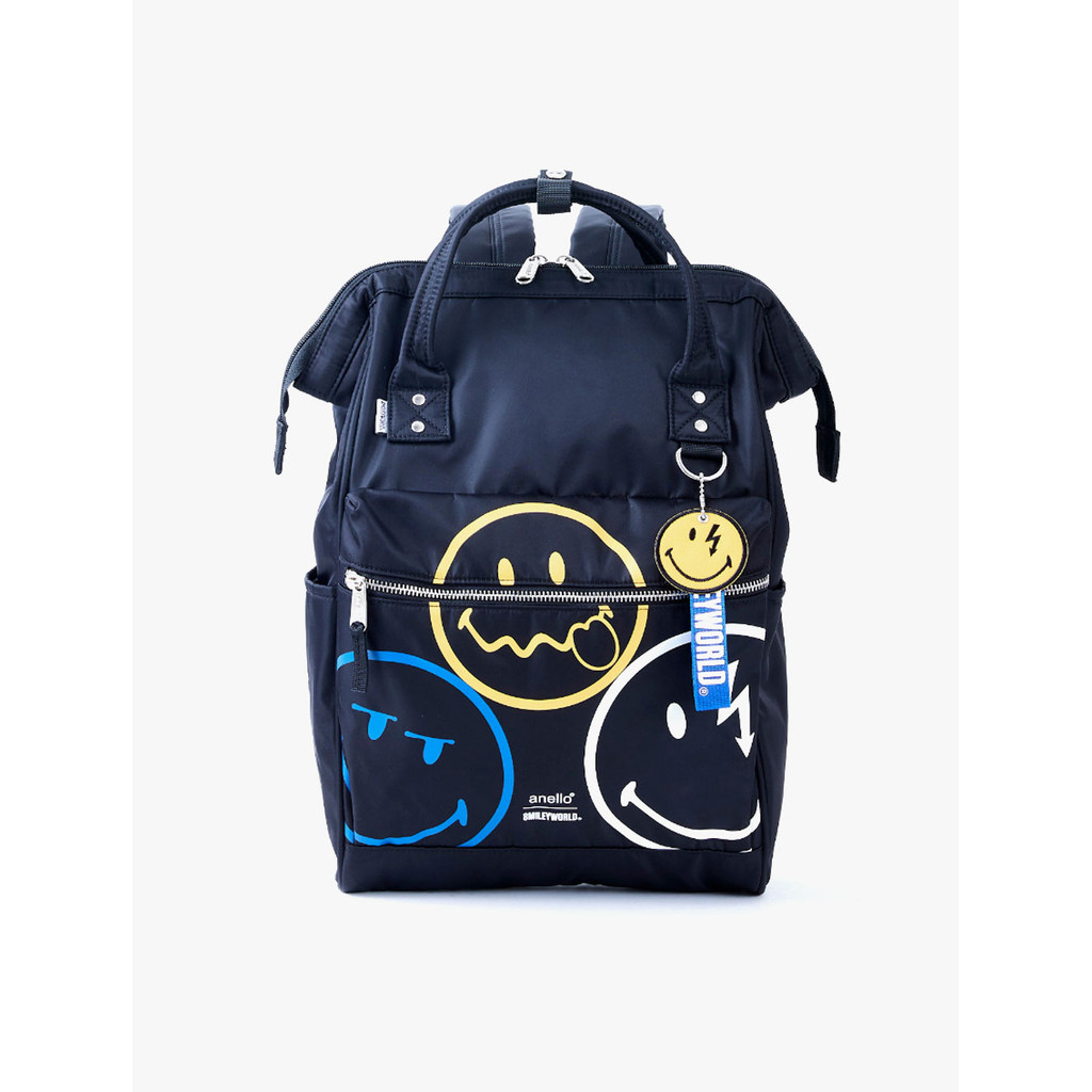 Jual Anello - Smiley - Kuchigane Backpack Slim (R) / Tas Ransel - Black ...