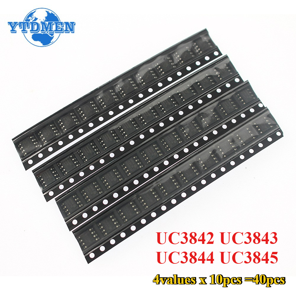 Jual 40pcs/lot UC3842 UC3843 UC3844 UC3845 SOP-8 SMD 4 Kinds Each 10pcs Power Supply IC Kit ...