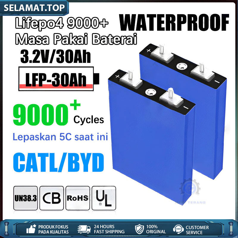 Jual 【12000+Cycle】UPS WATERPROOF BMS lifepo4 Baterai12V【30Ah/120ah CATL/BYD Baru Lifepo4 Baterai ...