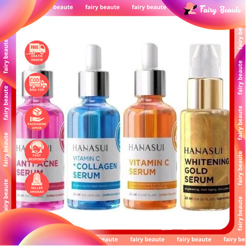 Jual HANASUI Serum Face Care ALL VARIAN Whitening Gold Vitamin C ...