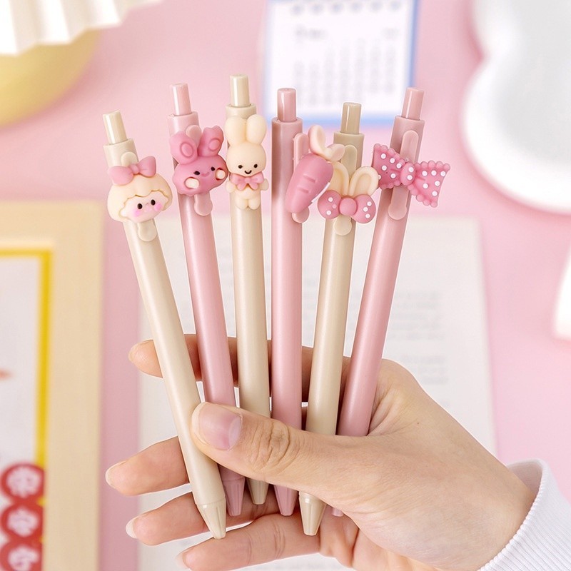 Jual PULPEN 6PCS KARAKTER LUCU DAN IMUT /PEN SEKOLAH CARTOON/PULPEN ...