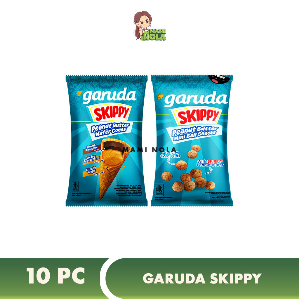 Jual Garuda Skippy Peanut Butter Mini Ball 20gr x 10 Pc | Shopee Indonesia