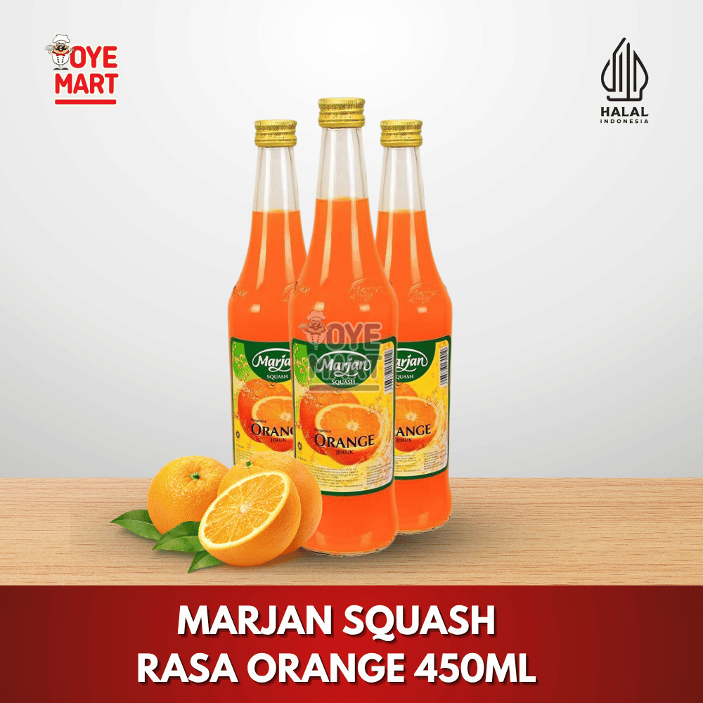 Jual MARJAN SQUASH RASA ORANGE 450ml / SIRUP ORANGE | Shopee Indonesia