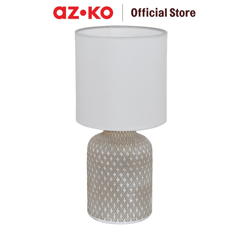 Jual AZKO Eglo Bellariva Lampu Meja - Putih/Abu-Abu Multifunctional ...