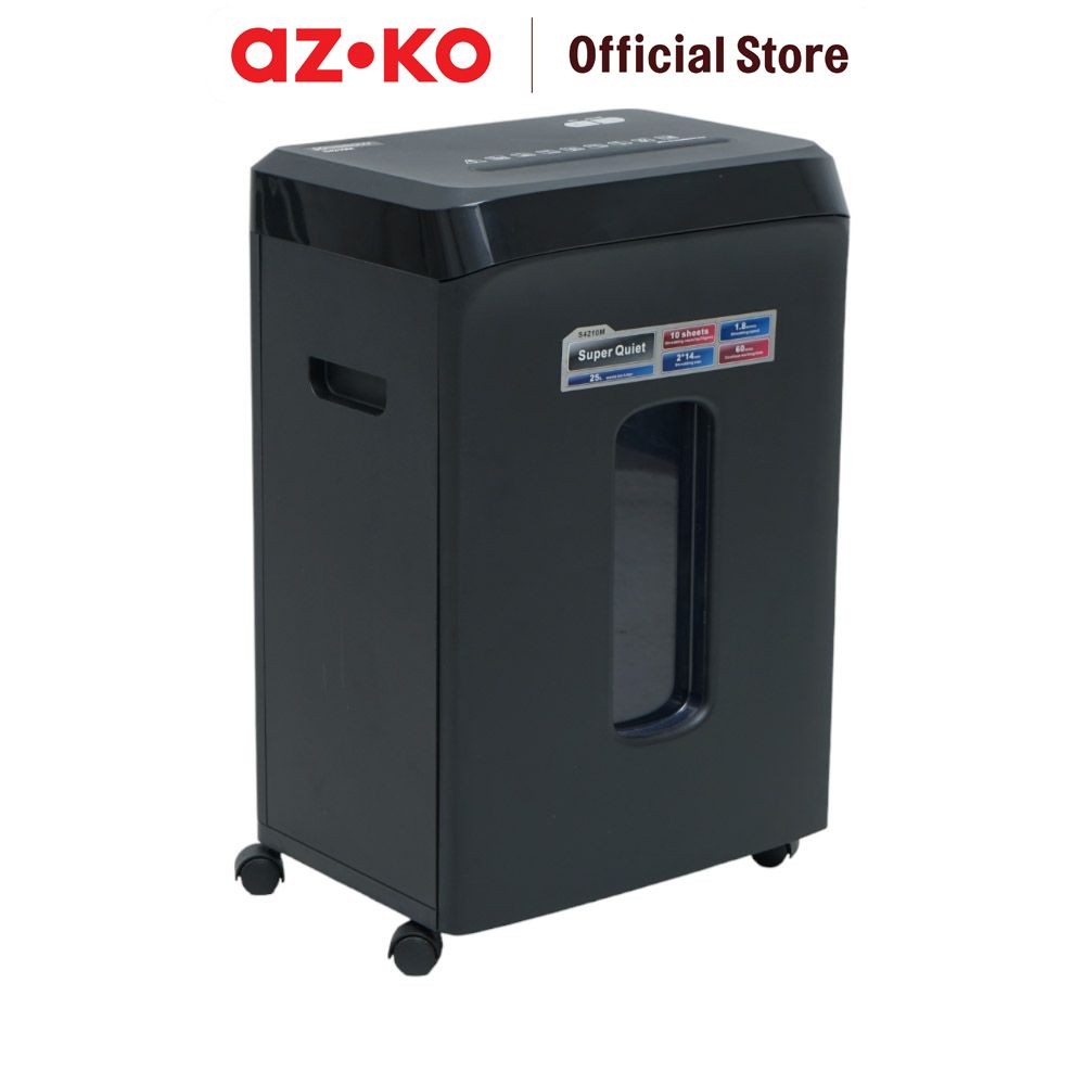 Jual AZKO Krisbow Mesin Penghancur Kertas S4210m - Hitam Paper Shredder Alat Penghancur Arsip ...