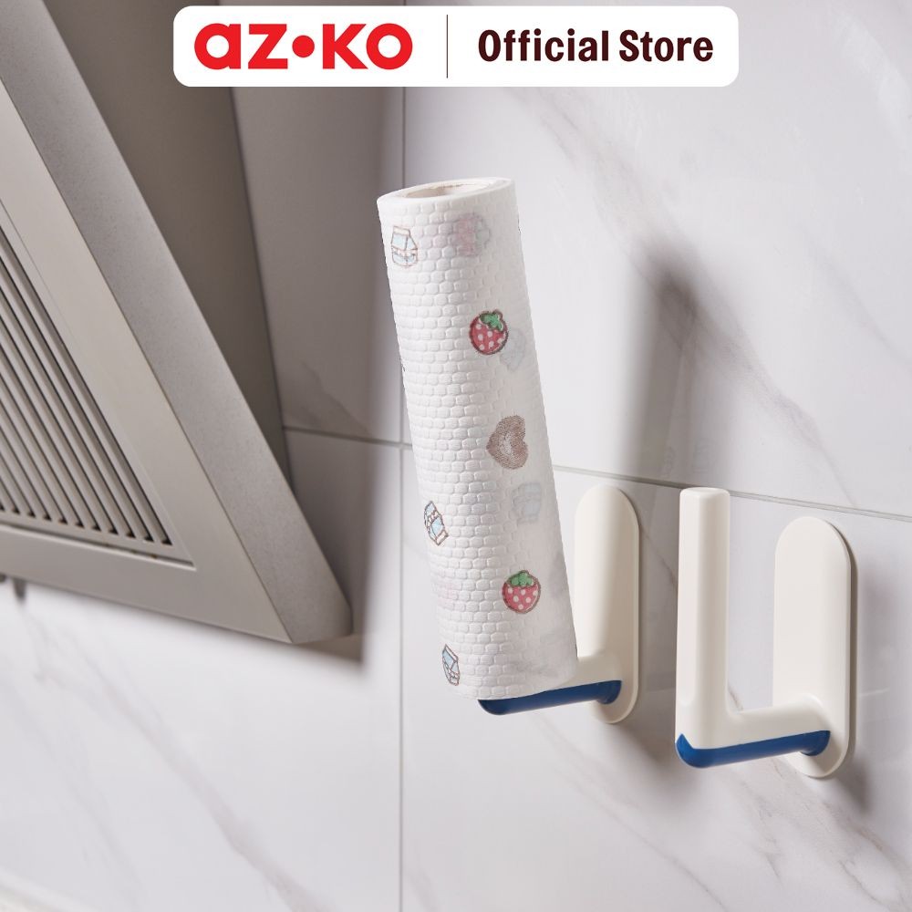 Jual AZKO Stora Holder Tissue Roll Permanen - Putih Tempat Tissue Roll ...