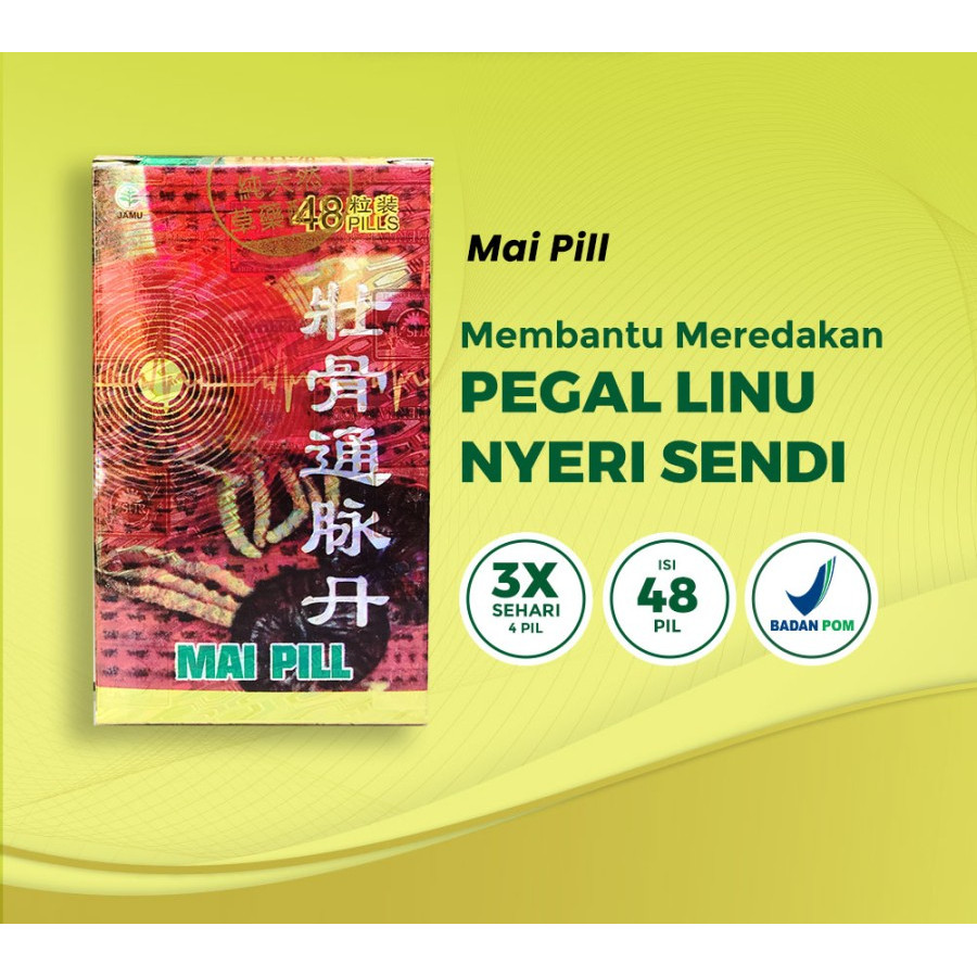 Jual KAPSUL Mai Pill - Obat Tradisional untuk Membantu Meredakan Pegal ...