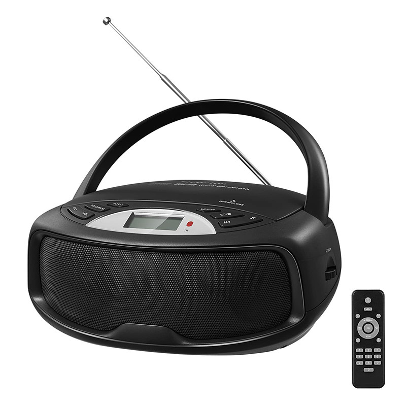 Jual Portable Bluetooth CD Player With Speakers Rechargeable Walkman CD ...