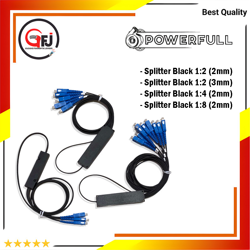 Jual Passive Splitter Modular Black 1:2 - 1:4 - 1:8 | Shopee Indonesia