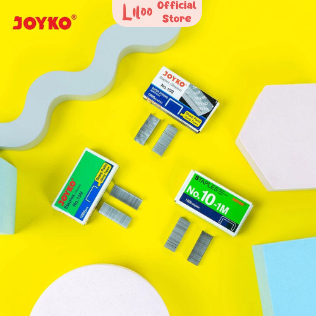 Jual Isi Stapler Refill Stapler Joyko No. 10 1 Box 1000 Pcs | Shopee ...