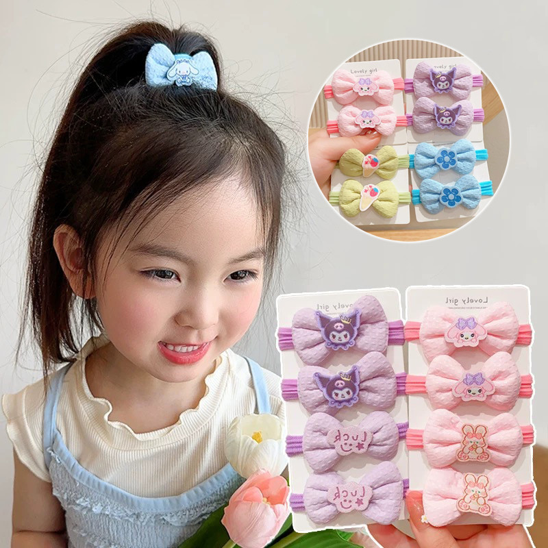 Jual ED - 2PCS / SET KUNCIRAN IKAT RAMBUT PITA ANAK KOREA ICON KARAKTER ...