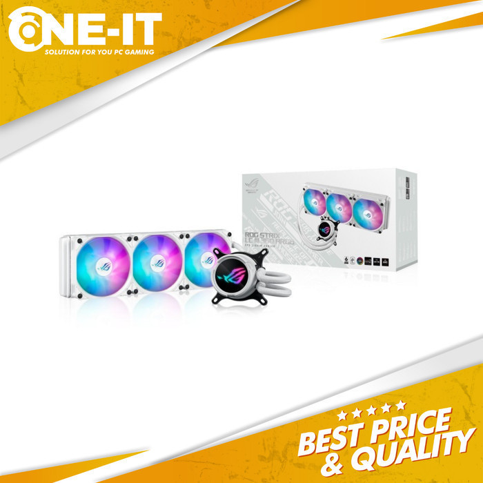 Jual ASUS ROG STRIX LC III 360 WHITE ARGB 360mm Liquid CPU Cooler ...