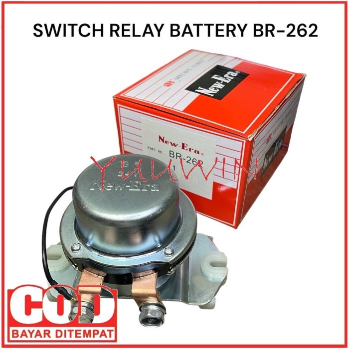 Jual SWITCH RELAY BR262 NEW ERA 24V - RELAY BATTERY 24V BR-262 - RELAY ...