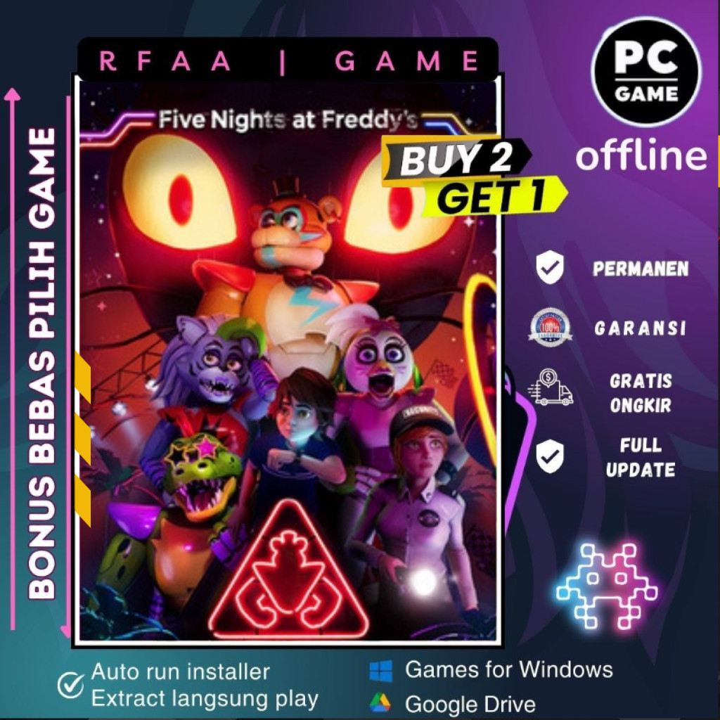 Jual FIVE NIGHTS AT FREDDYS SECURITY BREACH | GAME PC - LAPTOP - DL ...
