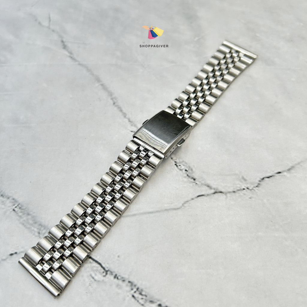 Jual Jubilee Strap Tali Stainless Steel Classic Silver 18MM 20MM 22MM ...