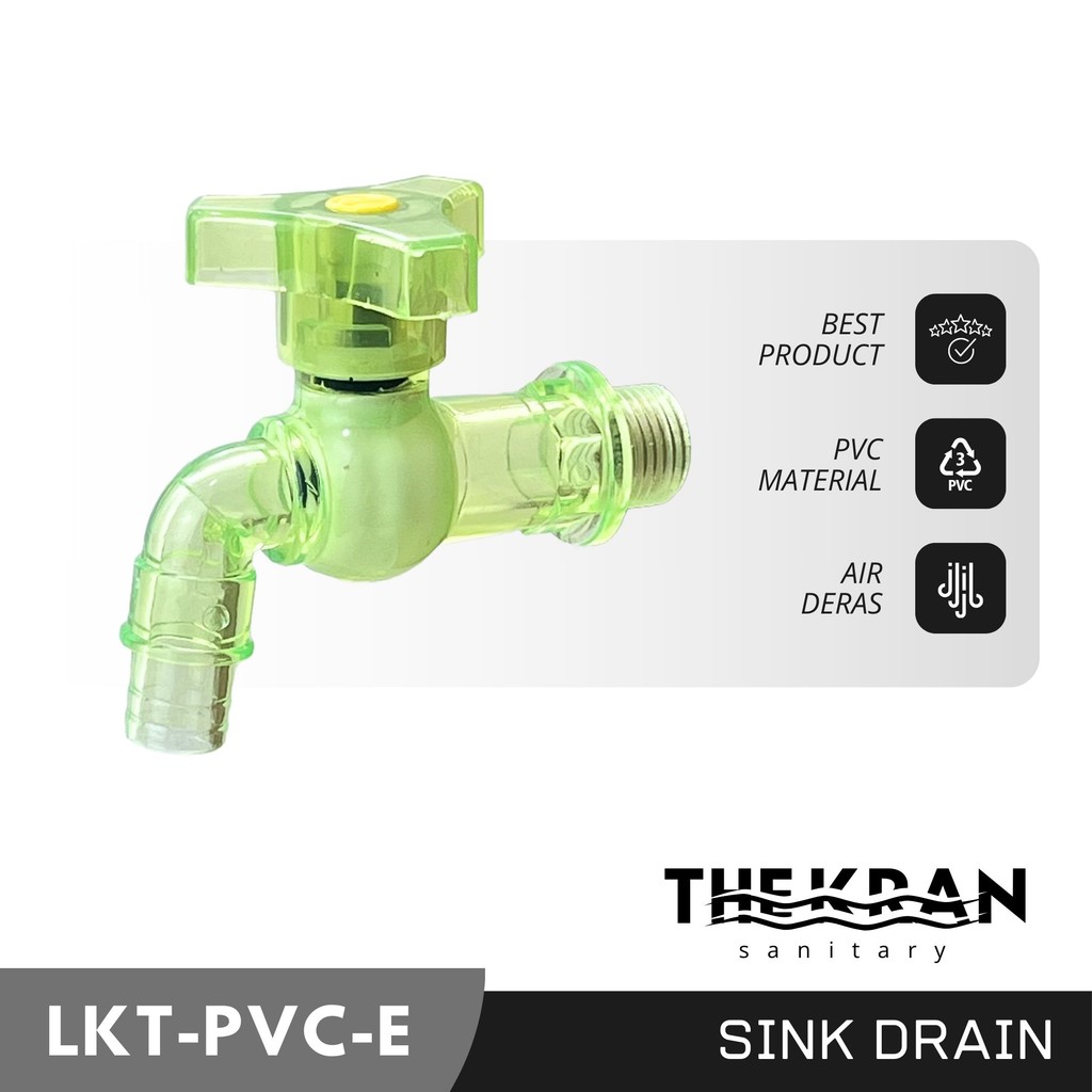 Jual TKR Kran Air Transparan 1/2 Inch / Kran Kamar Mandi / Kran ...