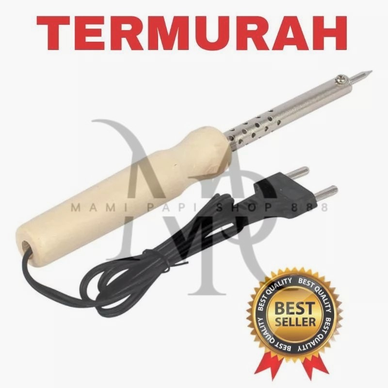 Jual Solder Kayu Solder Listrik Ganggang Kayu 40Watt MP | Shopee Indonesia