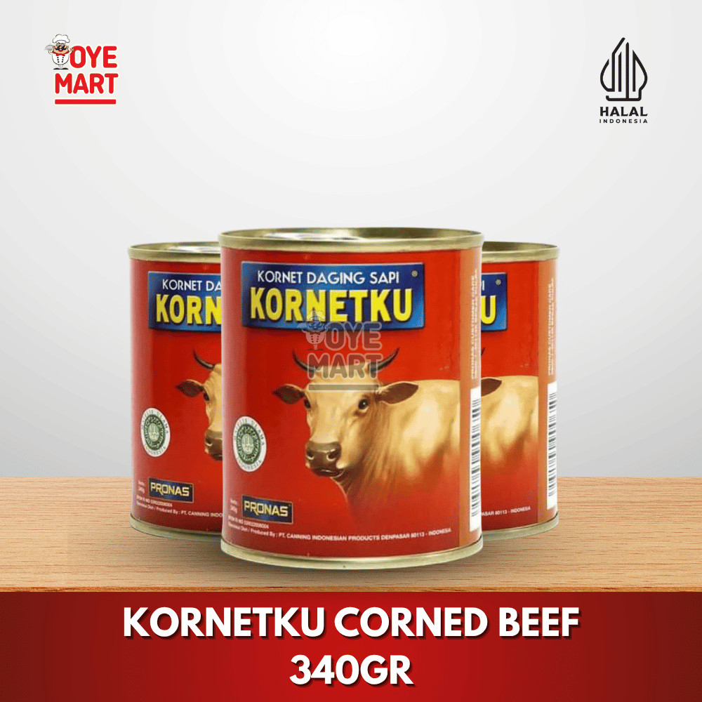Jual KORNETKU CORNED BEEF 340GR/KORNET DAGING SAPI | Shopee Indonesia