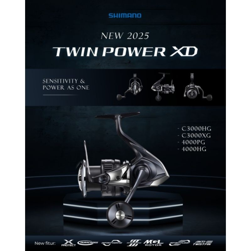 Jual Reel SHIMANO TWIN POWER XD 2025 - MADE IN JAPAN | Shopee Indonesia