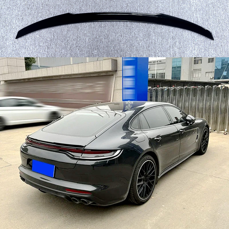 Jual High Quality ABS Spoiler For Porsche Panamera 971 2016 - 2023 Car ...