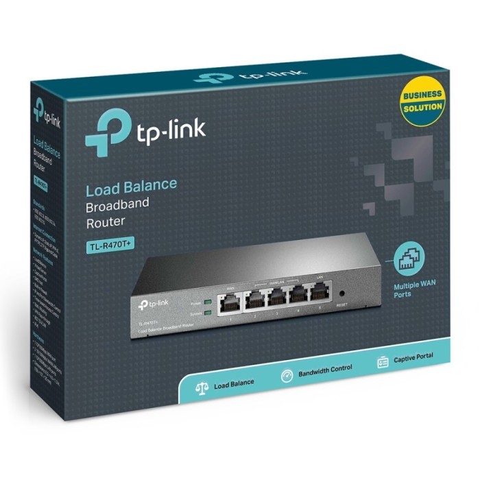 Jual TPLink TL-R470T+ Load Balance Broadband Router R470T M | Shopee ...