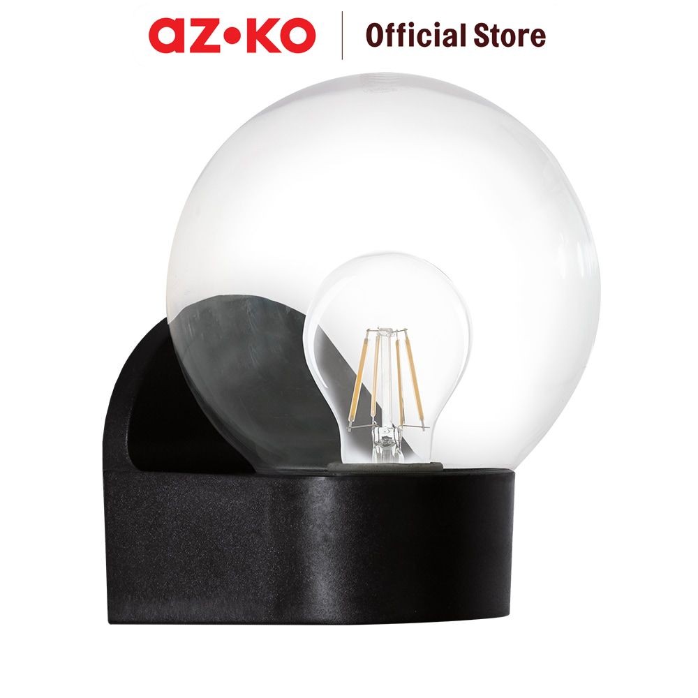 Jual AZKO Eglo Lormes Lampu Dinding Oudoor - Hitam Wall Lamp Light ...