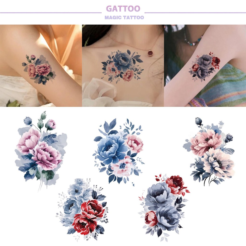 Jual Gattoo Tato W08 Tahan Lama Tato Temporer kucing Tahan Air Tato ...