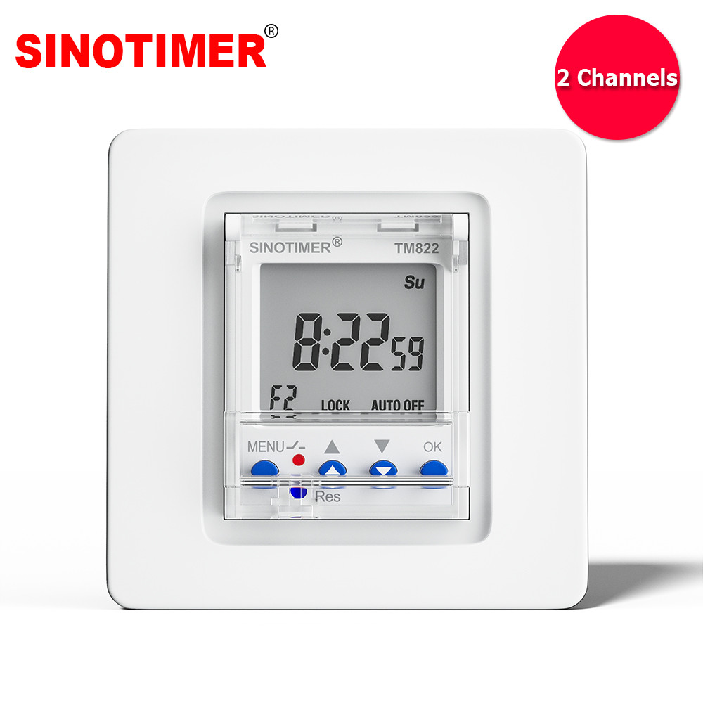 Jual Two Groups Output Separate Control 7 Days Weekly Programmable 2 ...