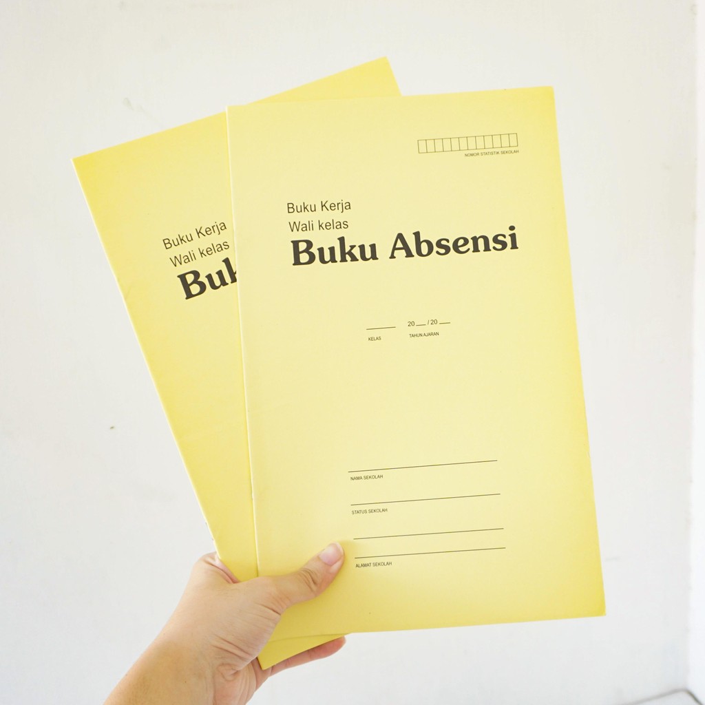 Jual BUKU ABSEN JUMBO / BUKU ABSEN BESAR / BUKU ABSEN SEKOLAH LENGKAP | Shopee Indonesia