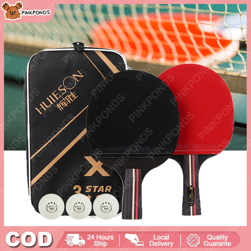 Jual Set Raket Tenis Meja Raket Lurus Horisontal Raket Lurus Pemula ...