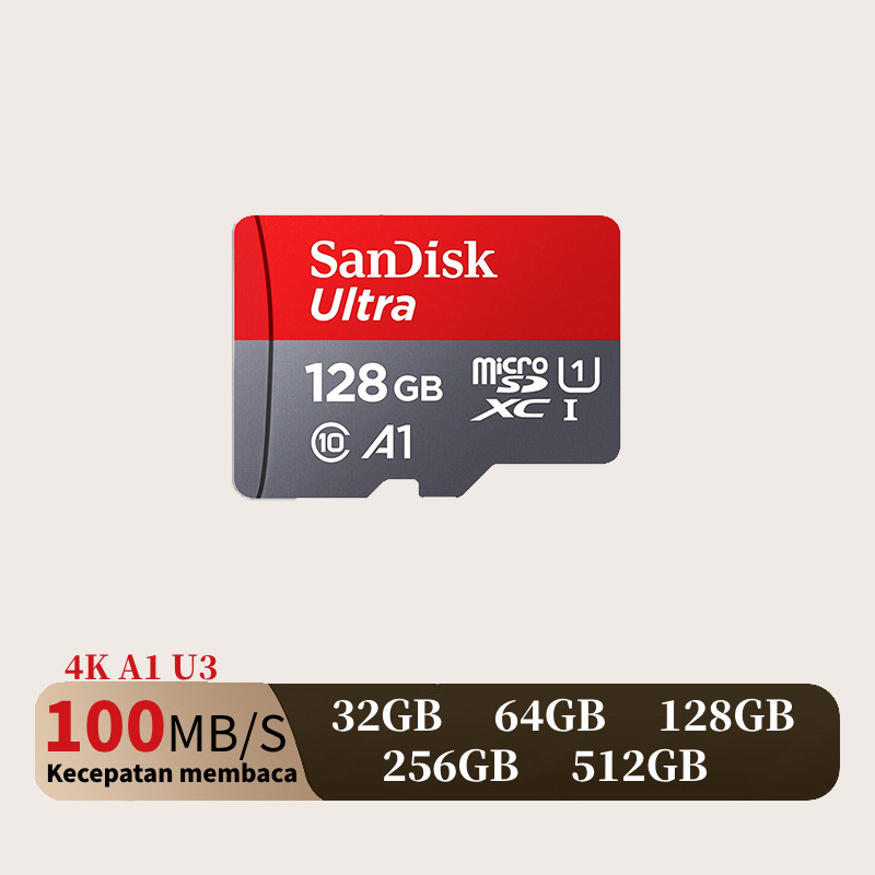 Jual SD Extreme Kartu Memori 32GB/64GB/128GB/256GB 100MB/S Ultra ...