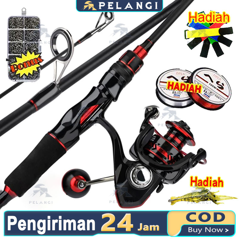 Jual Set Pancing 1.65M/1.8M Joran Pancing Dengan Bahan Serat Karbon Joran Pancing Carbon Pancing ...