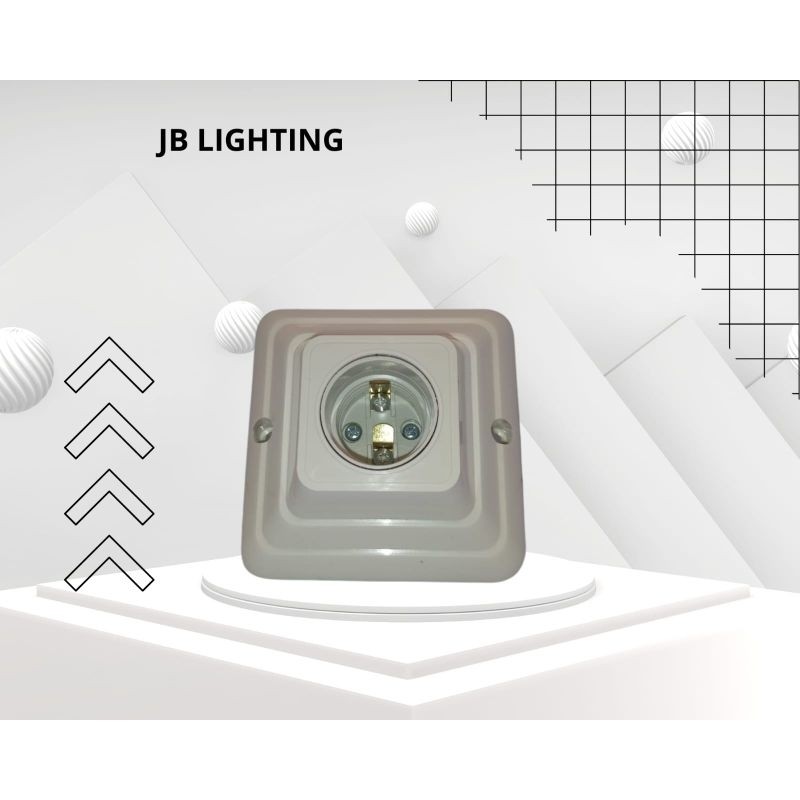 Jual PANASONIC FITTING LAMPU KOTAK NLP52202 031 E27 | Shopee Indonesia