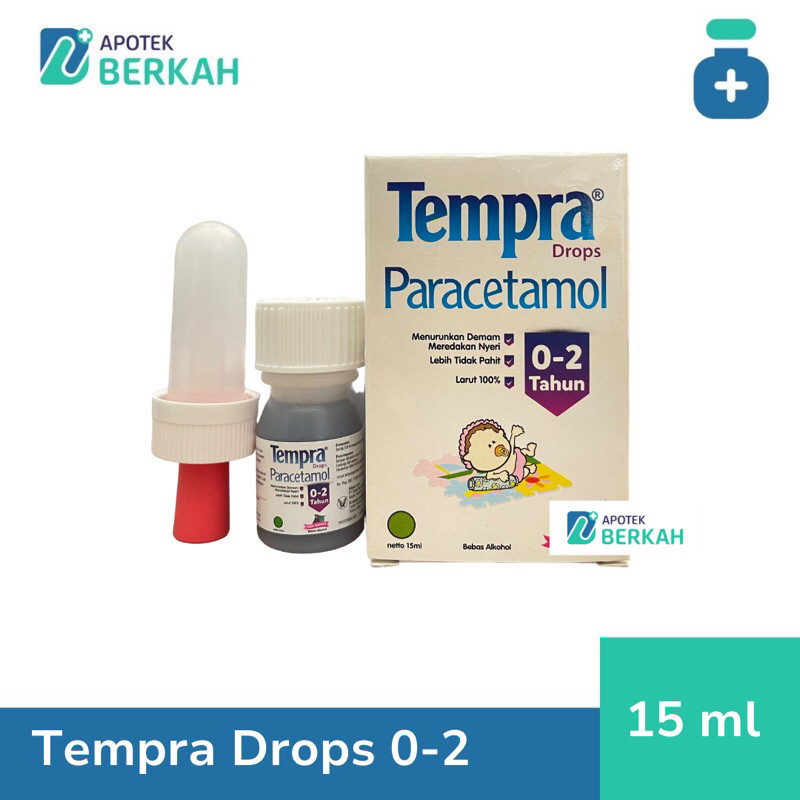 Jual Tempra Drops Sirup untuk Menurunkan Demam - 15ml | Shopee Indonesia