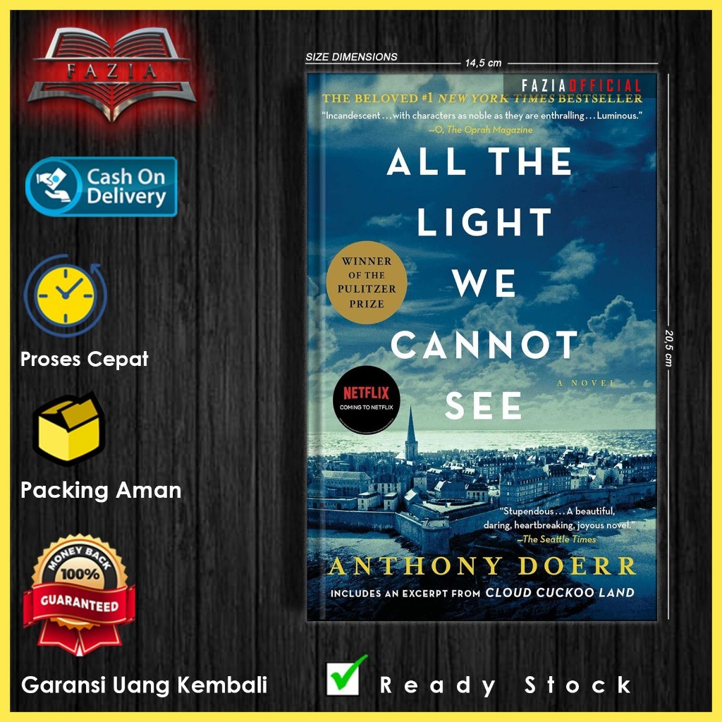Jual All the Light We Cannot See by Anthony Doerr (English/Indonesia ...
