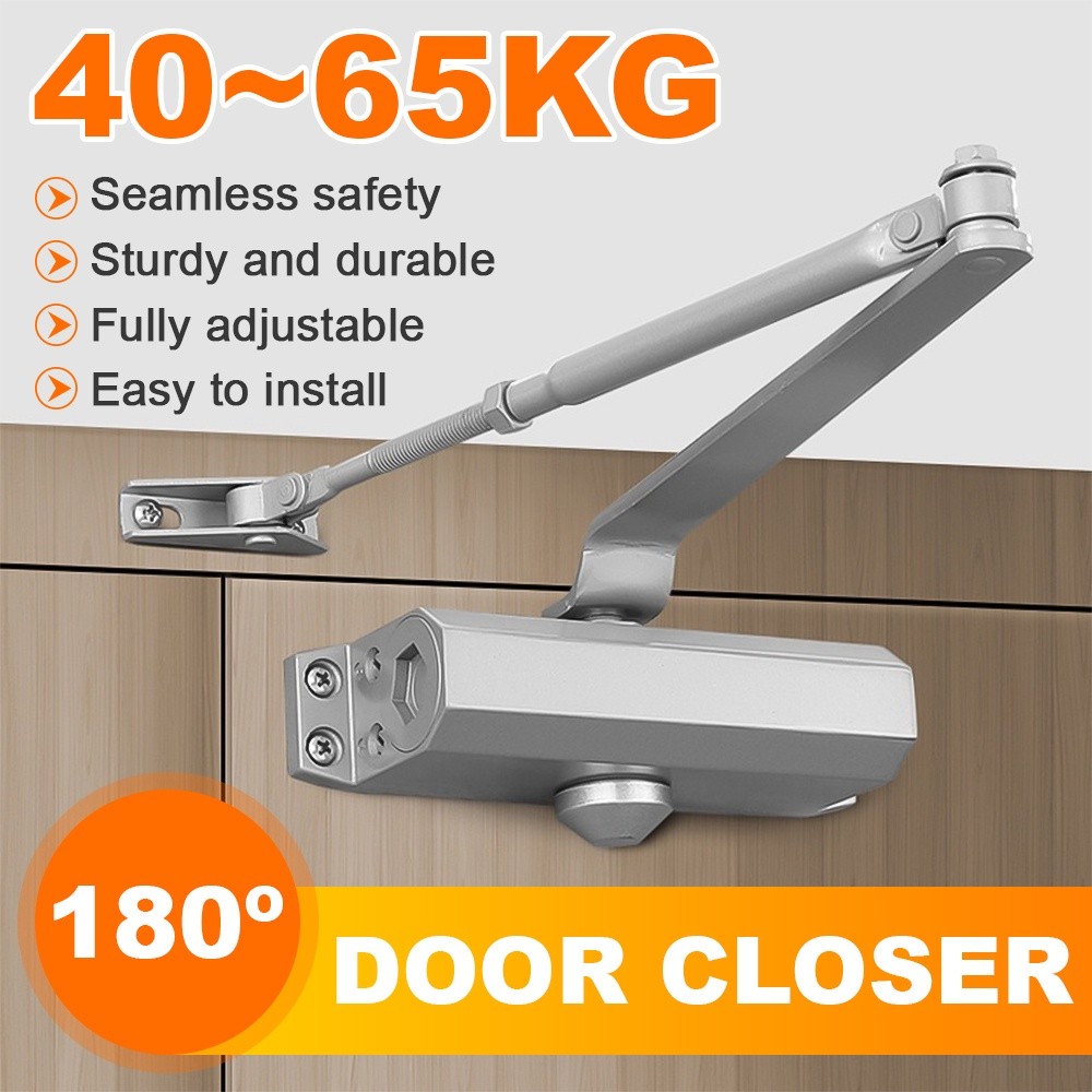 Jual JU87T Door Closer 180° Automatic Door Closer 40-65KG Automatic ...