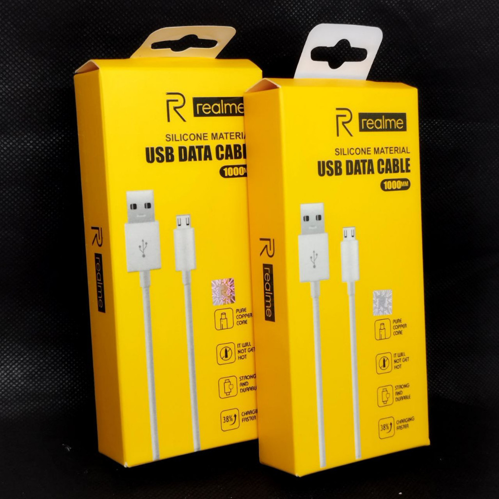 Jual Kabel Data Realme Micro USB 2A Original Fast Charging | Shopee ...