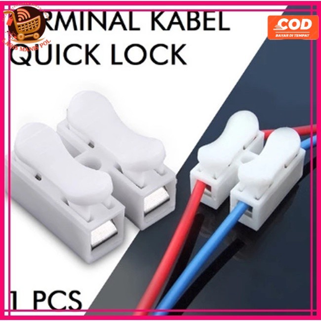 Jual LMP Quick Connect Terminal Connector Sambungan Kabel Listrik 2 PIN ...