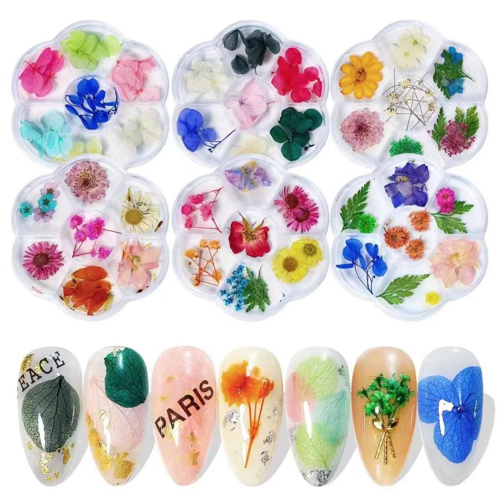 Jual Buubuu Aksesoris Nail Art Dried Flower Hiasan Kuku Bunga Kering