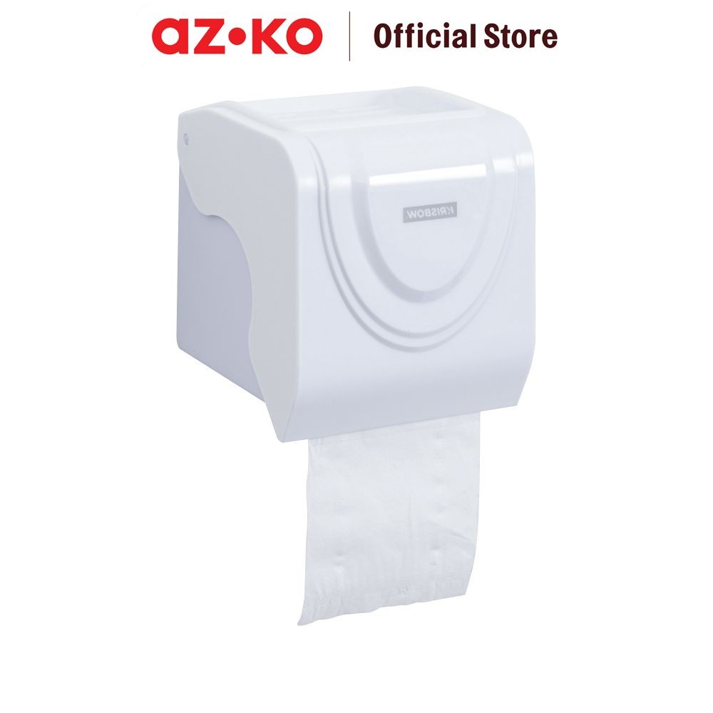 Jual AZKO Krisbow Dispenser Tisu Cd8247a Tempat Tissue Roll Wadah ...