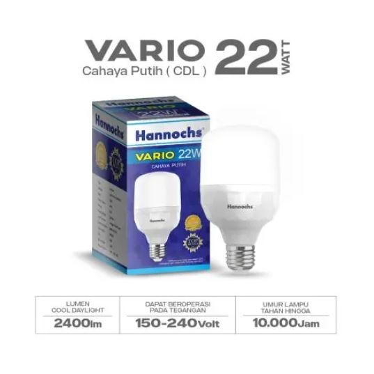 Jual Lampu Hannochs Vario LED Bohlam 22 Watt Cool Daylight Putih Original | Shopee Indonesia