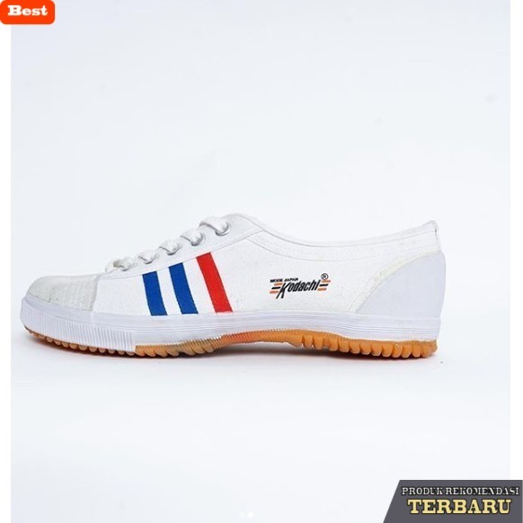 Jual rekomendasi sepatu olahraga brand lokal Capung KODACHI 8111 Strip ...