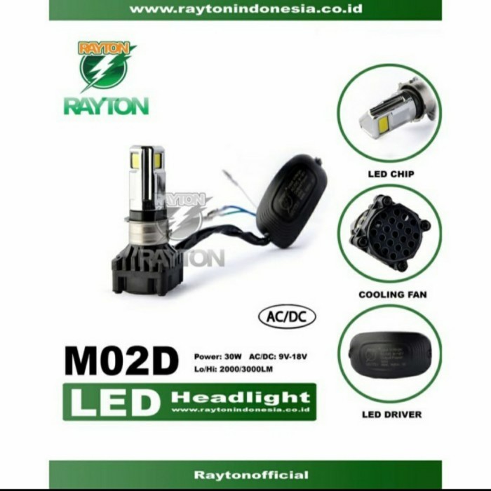 Jual Lampu LED Motor RTD 6 Sisi Dan 3 Sisi Original RTD RAYTON - RTD 3 SISI | Shopee Indonesia