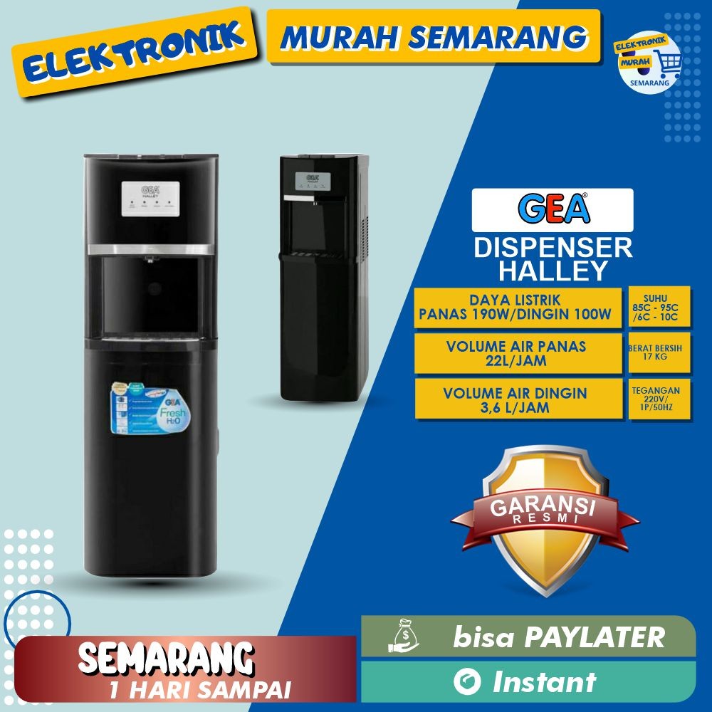 Jual Dispenser GEA ORION-B Galon Bawah Bottom Loading Hitam | Shopee ...