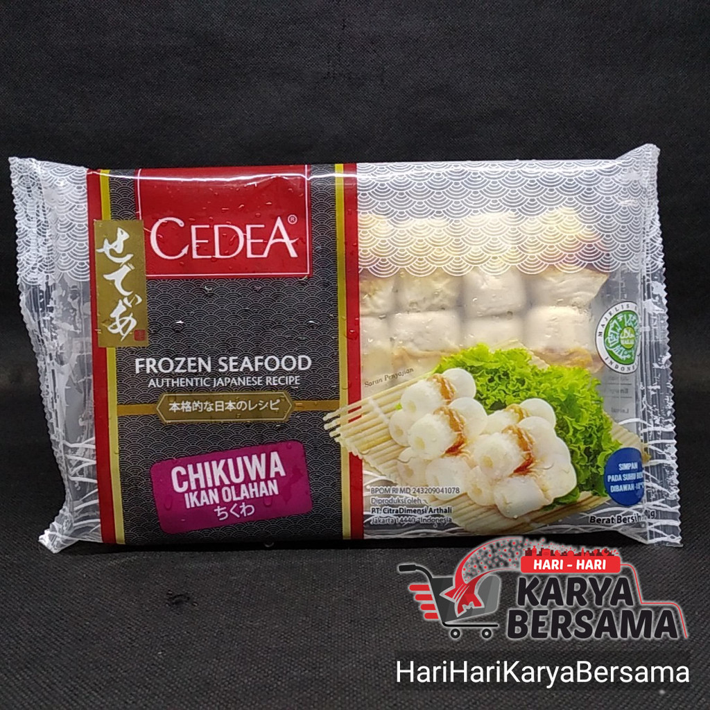 Jual CEDEA CHIKUWA FROZEN SEAFOOD IKAN OLAHAN 250GR | Shopee Indonesia