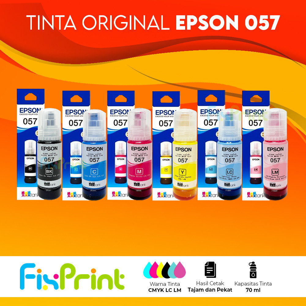 Jual Tinta Refill Original 057 Box Printer Epson L8050 L18050 70ml Ori ...