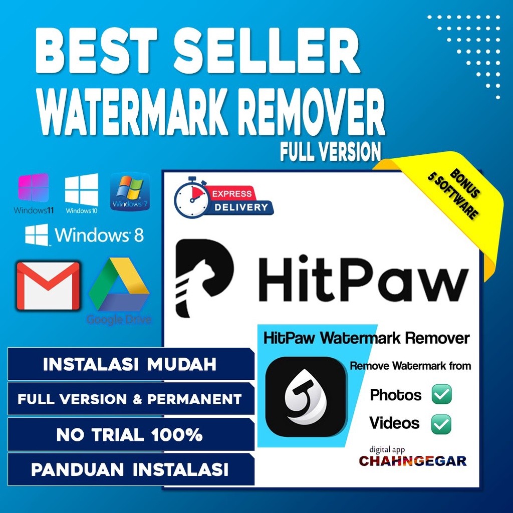 Jual Software Hitpaw Watermark Remover Foto & Video Aplikasi Penghilang ...