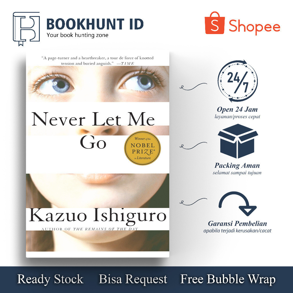 Jual (English) Never Let Me Go by Kazuo Ishiguro | Shopee Indonesia