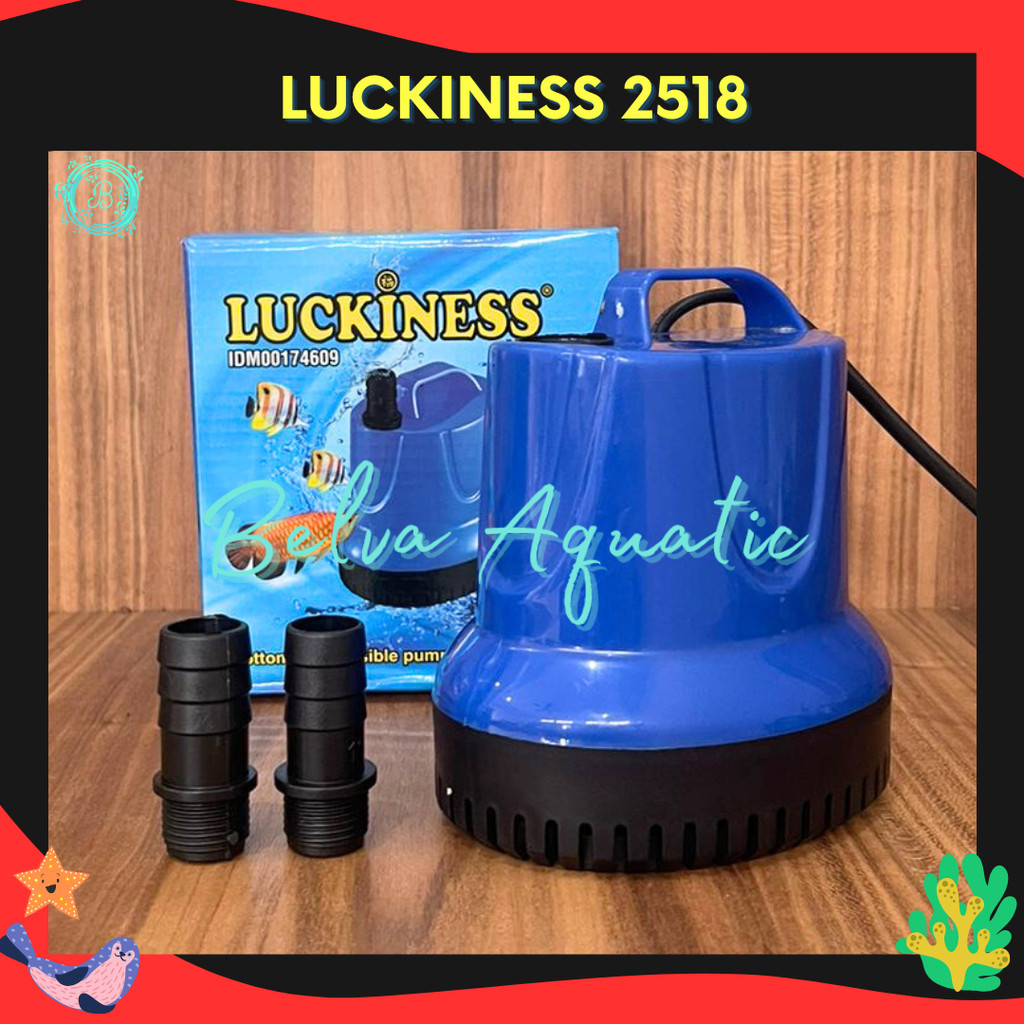 Jual Luckiness 2518 Pompa Air Celup Kolam Aquarium Submersible Water ...