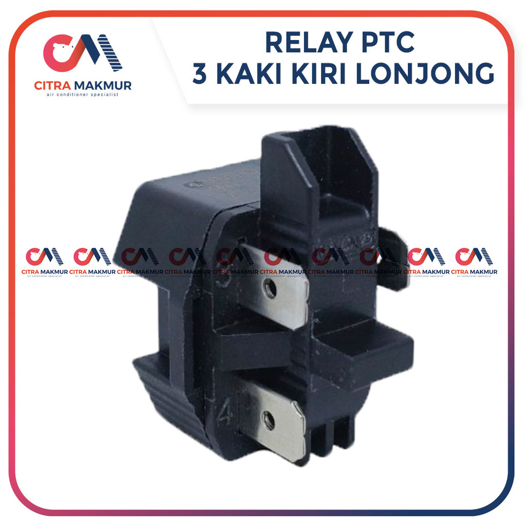 Jual Relay PTC 3 Kaki Kiri LG Lonjong Atas Bawah Kulkas Kotak Hitam Kompresor Tiga Pin Terminal ...